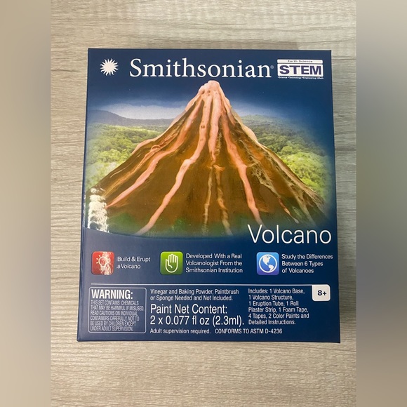 Smithsonian | Toys | Smithsonian Stem Earth Science Build Erupt A ...